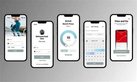 design modern mobile app ui ux design prototype figma by n star2020 fiverr