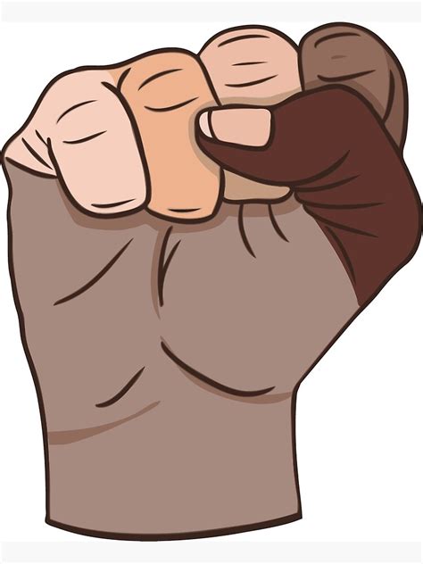 Unity Fist Poster For Sale By Sharonjane Redbubble