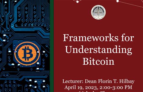 Frameworks For Understanding Bitcoin University Of The Philippines Diliman
