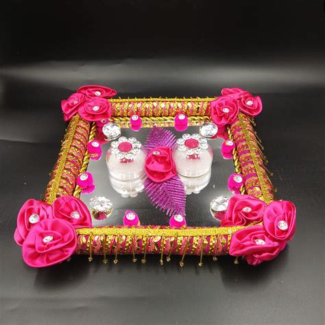 Buy Desicrafts Engagementshadinikahsagai Ceremony Decorative Thali