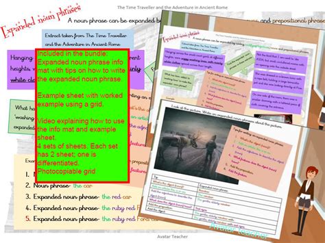 Expanded Noun Phrases Chart