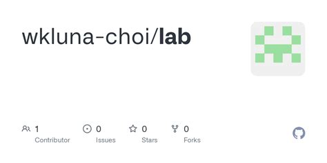 GitHub Wkluna Choi Lab