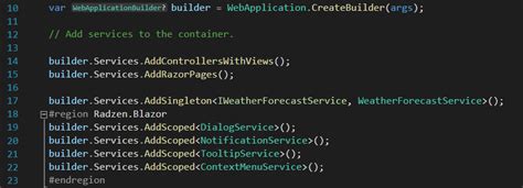 blazor webassembly hosted prerendering blazor webassembly radzen
