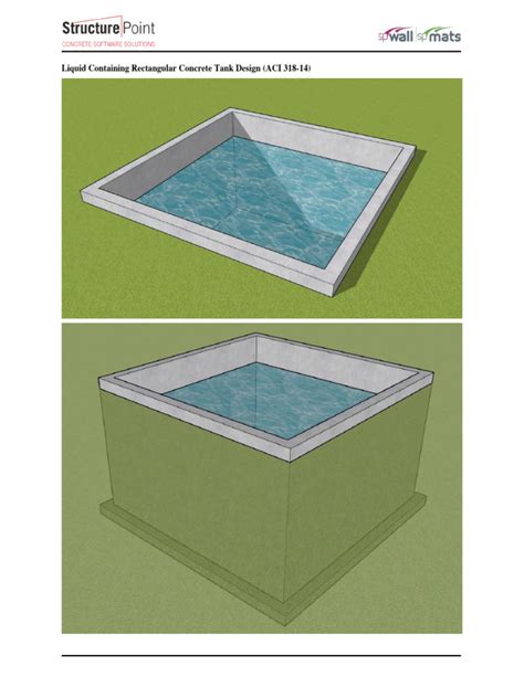 liquid containing rectangular concrete tank design aci 318 14 v10 pdf
