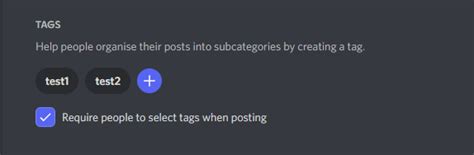 Bug Unable To Create Forum Post If Tags Are Mandatory Issue Discord Net Discord Net