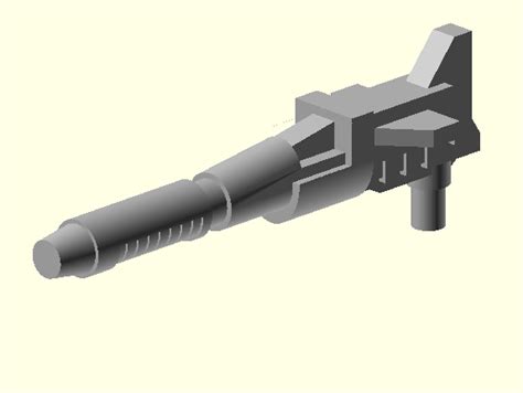 Stl File Transformers G1 Raiden Getsuei Small Gun・3d Printable Model To Download・cults