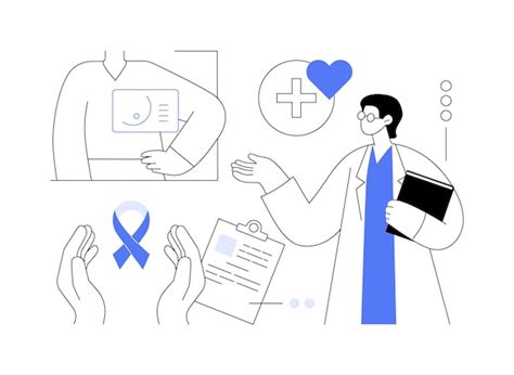 Premium Vector Breast Cancer Abstract Concept Vector Illustration