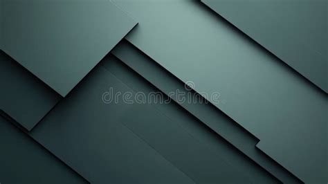 Stylish Arrangement Of Overlapping Dark Panels Creating A Modern