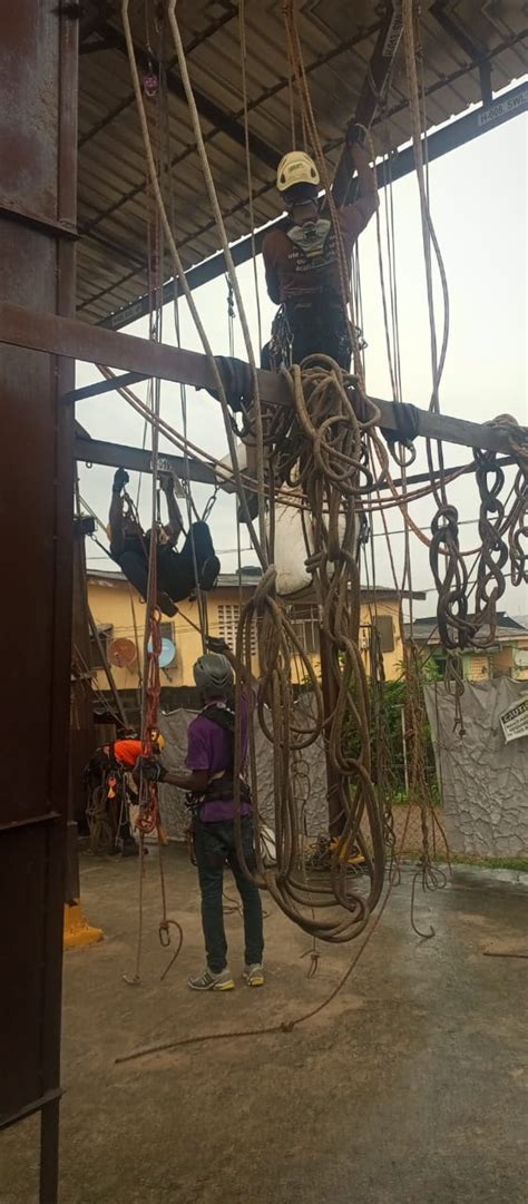 Practical Work Height Rope Rigging And Fall Arrest Course Culminate