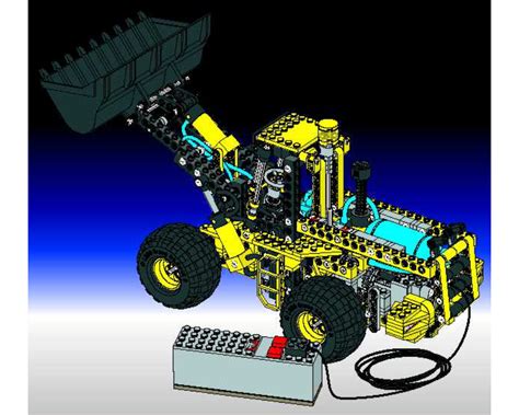 Lego Set 8459 1 B2 Motorised Pneumatic Front End Loader 1997 Technic