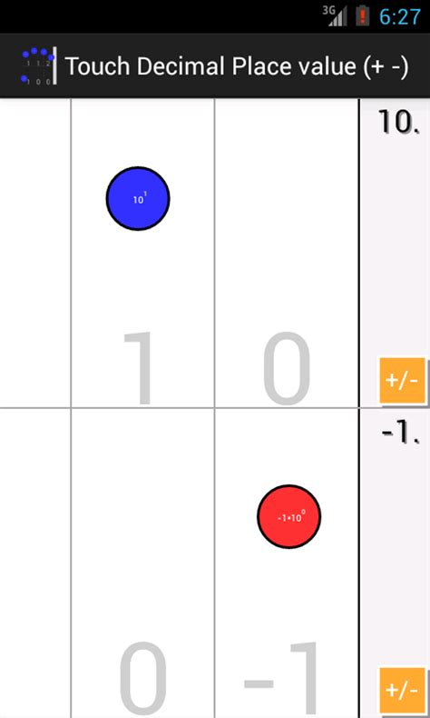 Touch Decimals Place Value ± Apk สำหรับ Android ดาวน์โหลด