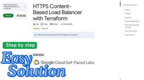 Content Based Load Balancer With Terraform Gsp206 Qwiklabs Arcade Gsp206 Youtube