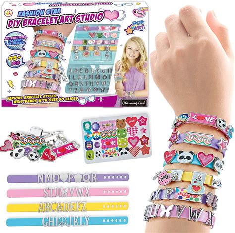 Kit de fabrication de bracelets d amitié avec plus de 95 pièces pour
