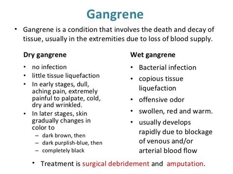 What Is The Difference Between Dry And Wet Gangrene Pediaacom Images