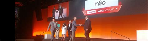 Inso Remporte Le Wow Award Lenovo 2017 Solutions Informatiques Inso