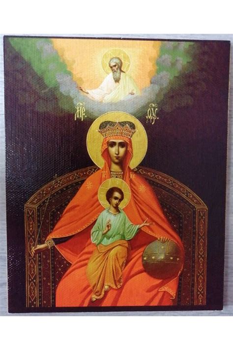 Купить икону Божья Матерь Державная (13*16 см), арт СТ-011 по низкой ...