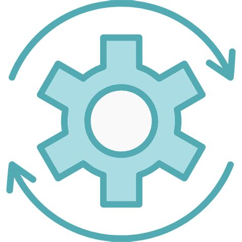 cogwheel icon sync icon system icon update icon