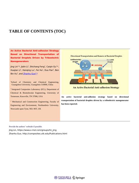 Pdf An Active Bacterial Anti Adhesion Strategy Based On Directional