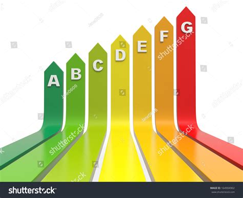 D Bar Graph Energy Efficiency Concept Stock Illustration Shutterstock