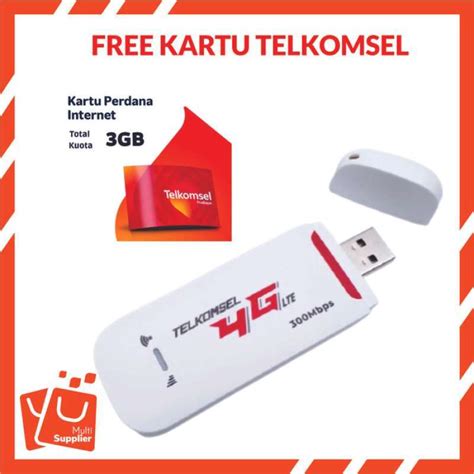 Jual MODEM WIFI USB 4G TELKOMSEL 300Mbps Unlock Operator GSM Di Seller NEW VISION Pondok Kopi