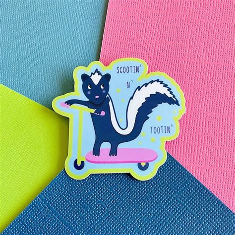 Skunk Sticker Etsy