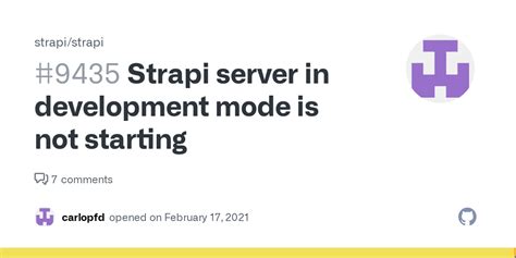 Strapi Server In Development Mode Is Not Starting Issue