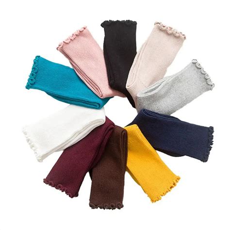 Autumn And Winter Cotton Socks Japanese Style String Selvedge Korean Preppy Style Mid Calf