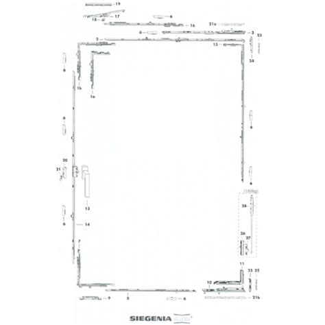 Si Siegenia Concealed Vv Window Tilt And Turn Gearing System