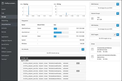 An Overview Of The Rhel 8 Cockpit Web Interface Techotopia