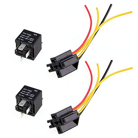 TOOGOO R X KFZ Auto Relais KFZ Relais V A Pin Draht Mit Steckdosen NEU Relaissockel De