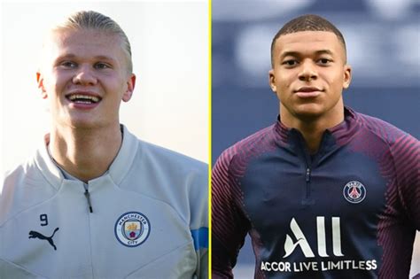 Erling Haaland Plays Down Rivalry With Kylian Mbappe As Footballs Next