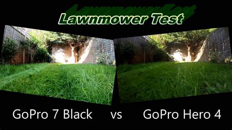 Gopro Hero 7 Black Vs Gopro Hero 4 Silver Lawnmower Stability Test