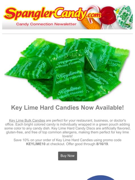 Spangler Candy Key Lime Hard Candies Available At