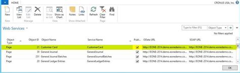 How To Publish A Microsoft Dynamics Nav Web Service Eone Solutions