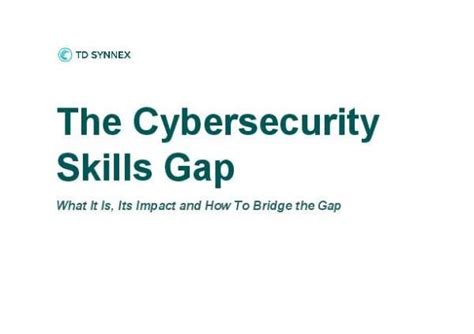 Cybersecurity Skills Gap Data Smart Computers