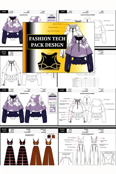 Hansinimahan198 I Will Create Complete Fashion Tech Pack Designs For 10 On Fiverr Com Tech