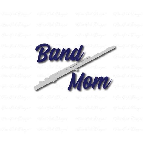 Flute Band Mom Svg Etsy