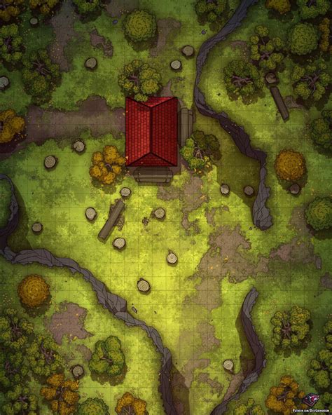 Forest And River Battle Map Dungeonsanddragons Dungeon Maps Dnd My