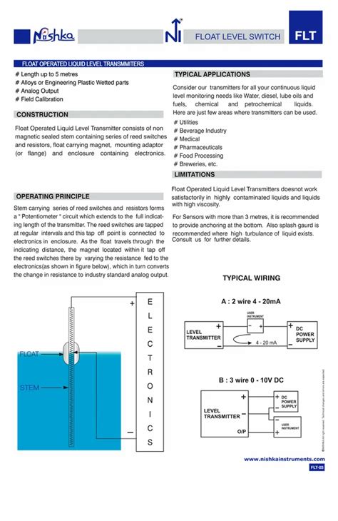 Float Level Sensor At ₹ 7000piece Radar Type Level Transmitter In Mumbai Id 2853737247273