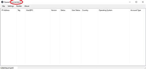 Not Connecting Issue Quasar Quasar GitHub