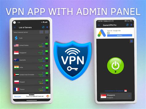 Vpn App With Admin Panel For Server Control And Admob Ads Upwork