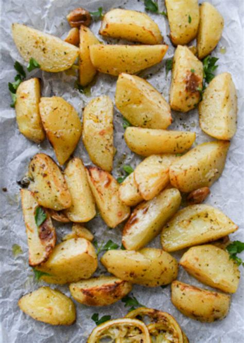 Roasted Greek Lemon Potatoes Recipe