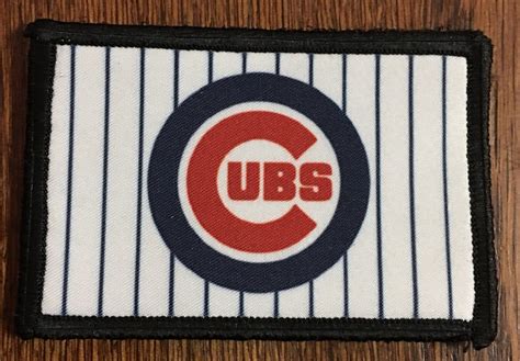 Chicago Cubs Baseball Team Logo Morale Patch Redheaded Productions