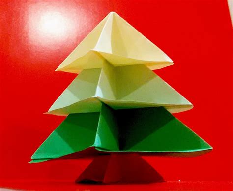 Origami Christmas Tree Easy Diy Arbolito De Navidad