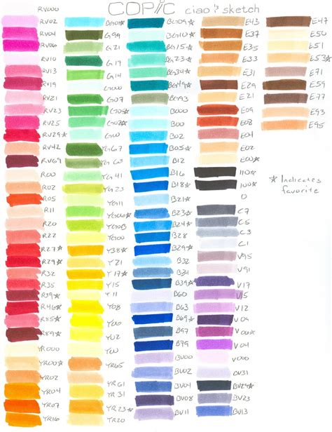 24 Essential Copic Color Strings By Alamedyang On Deviantart Artofit