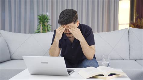 Young Man Who Is Tired And Sluggish 32330687 Stock Video At Vecteezy