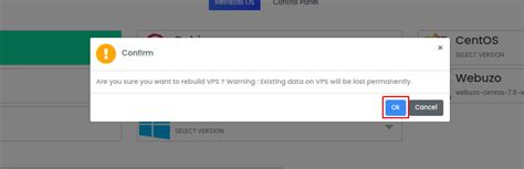 Cara Melakukan Reinstall OS Server Cloud VPS KVM Di Dashboard Qwords Com Manual Knowledge Base
