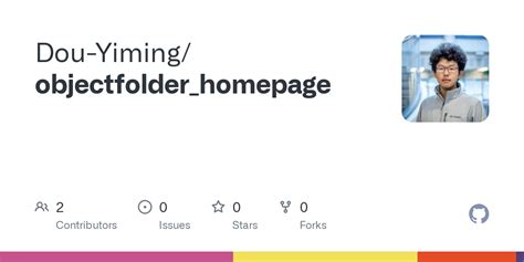 Github Dou Yiming Objectfolder Homepage