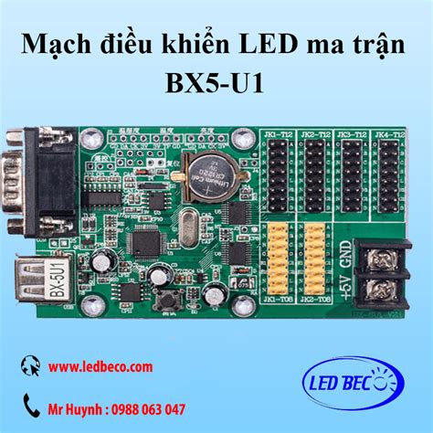 Modul p10 đỏ sử dụng mạch nào? [LED BECO] - Mạch BX 5UT,BX 5U0,1