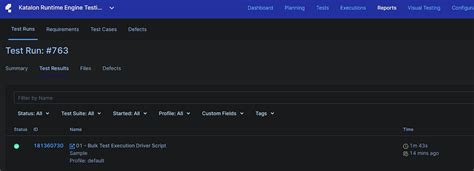 How To Programmatically Add ID Rows To TestOps Test Results Tab Katalon Studio Katalon